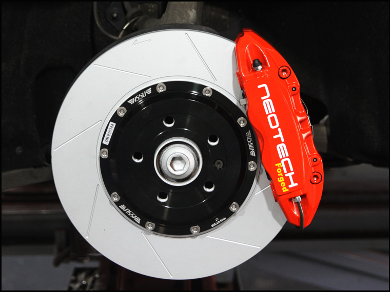 [아우디A4] 브레이크튜닝 네오테크NF4P 엔써 355mm 디스크